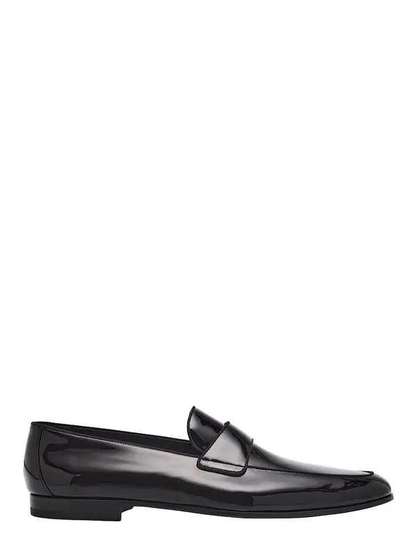 Magnanni Jasper Ii Patent Leather Loafers - Black
