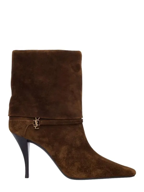 Saint Laurent Niki Booties - Land