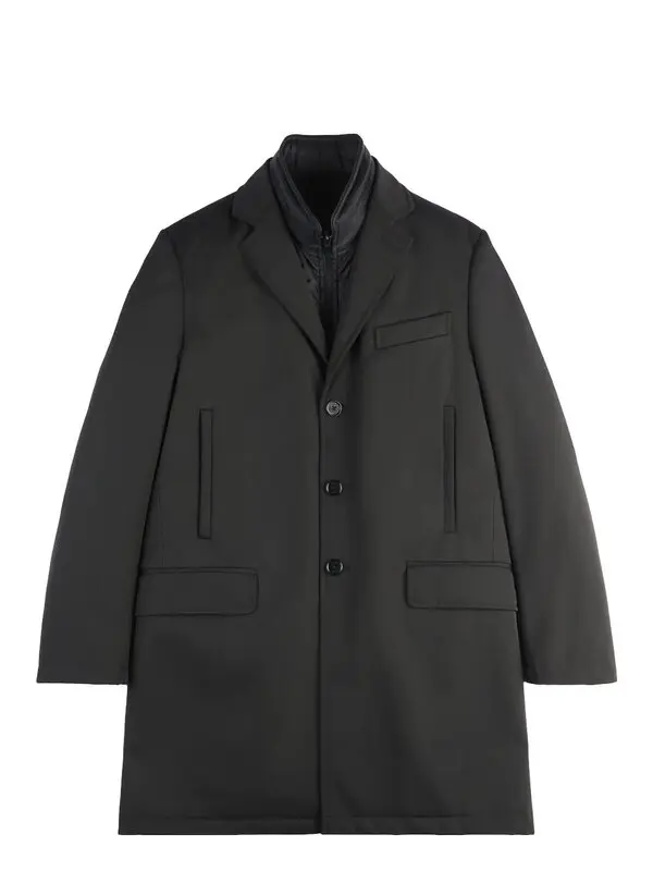 FAY Double-breasted Coat - Black