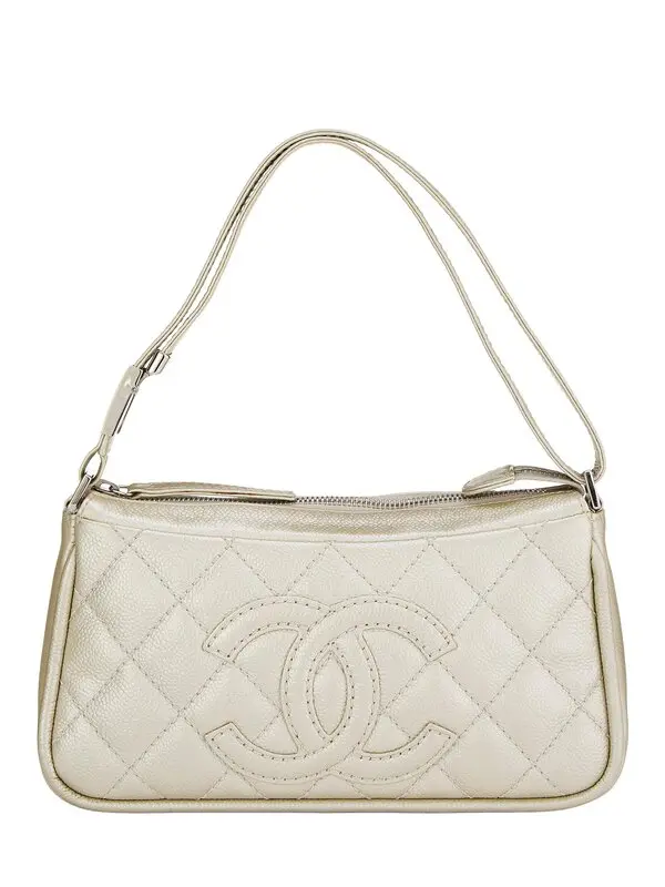 Chanel Caviar Timeless 'cc' Shoulder Bag - Gold