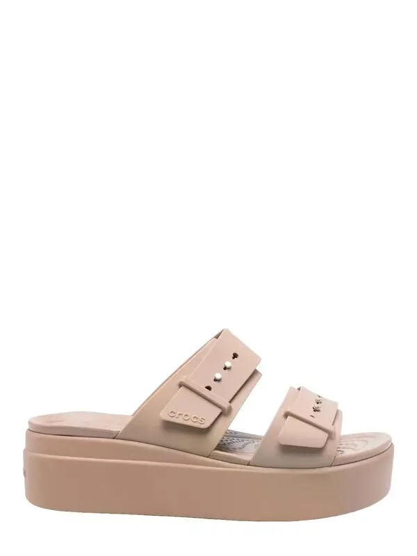 CROCS 40mm Brooklyn Double-buckle Sandals - Neutrals
