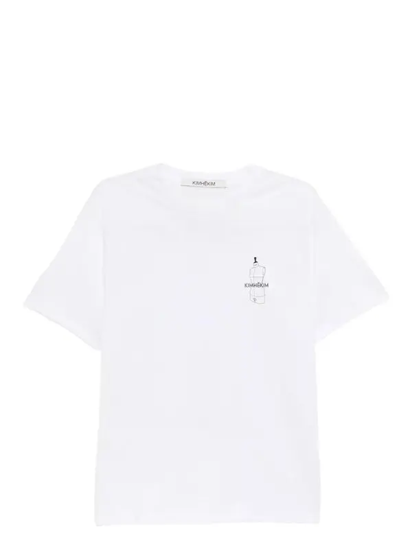 KIMHEKIM Logo-printed T-shirt - White