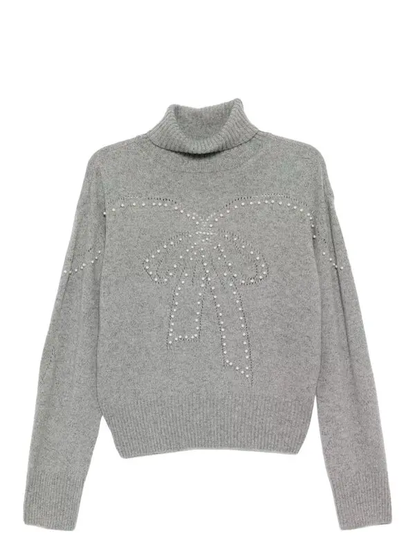 KIMHEKIM Faux-pearl Detailing Sweatshirt - Grey