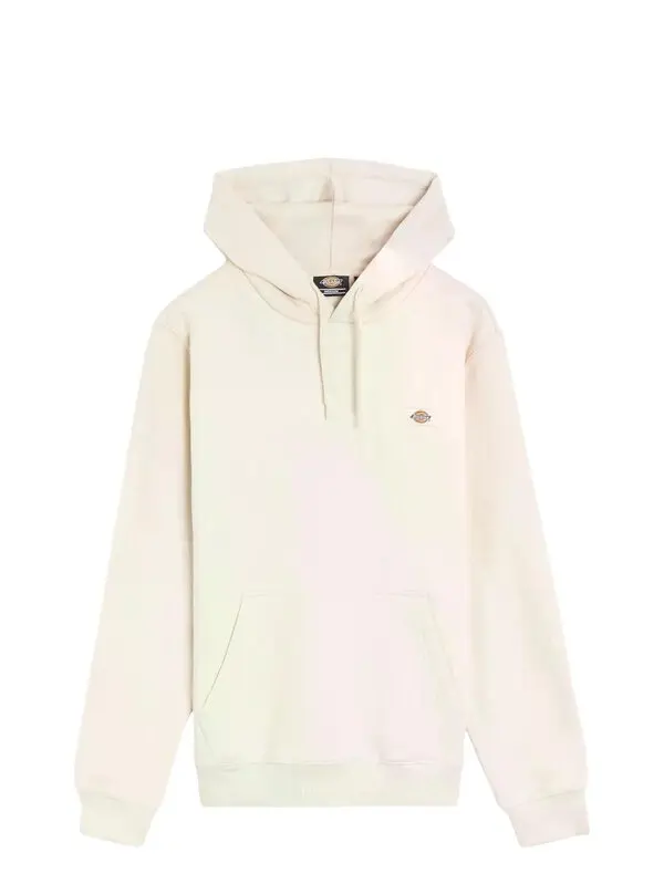Dickies Logo-patch Kangaroo-pocket Hoodie - White