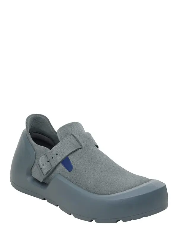 BIRKENSTOCK Reykjavik Nubuk Leather Shoe - Basalt Gray