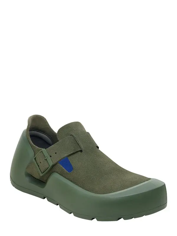 BIRKENSTOCK Reykjavik Nubuk Leather Shoe - Thyme