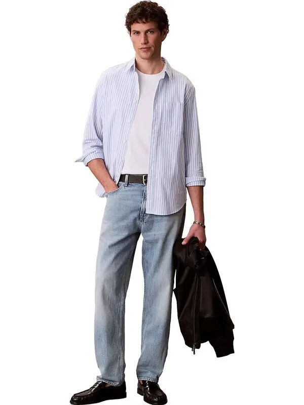 Calvin Klein 90s Tapered Jeans - Driftwood Blue