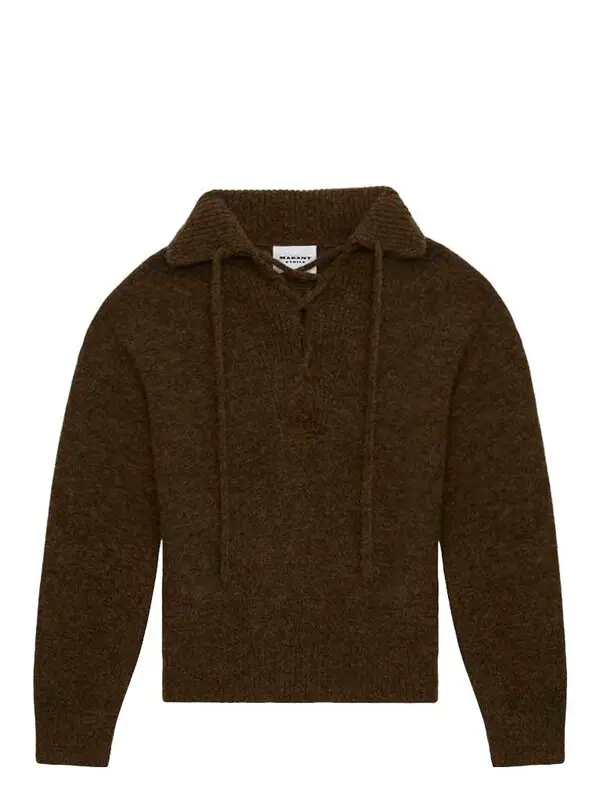 MARANT ETOILE Phylia Laced Sweater - Bronze