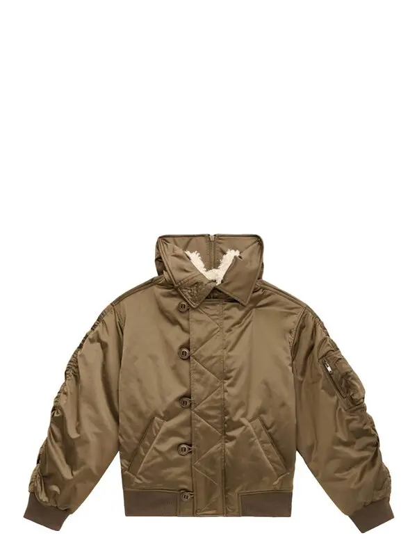 Isabel Marant Elroy Quilted Coat - Khaki