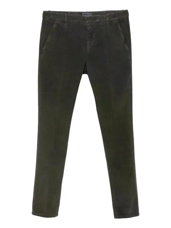 DONDUP Side-pocket Straight-leg Trousers - Grey