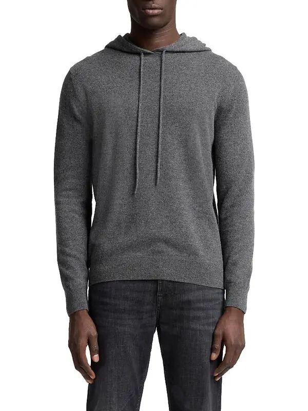 7 For All Mankind Cashmere Hoodie - Cashmere Coal