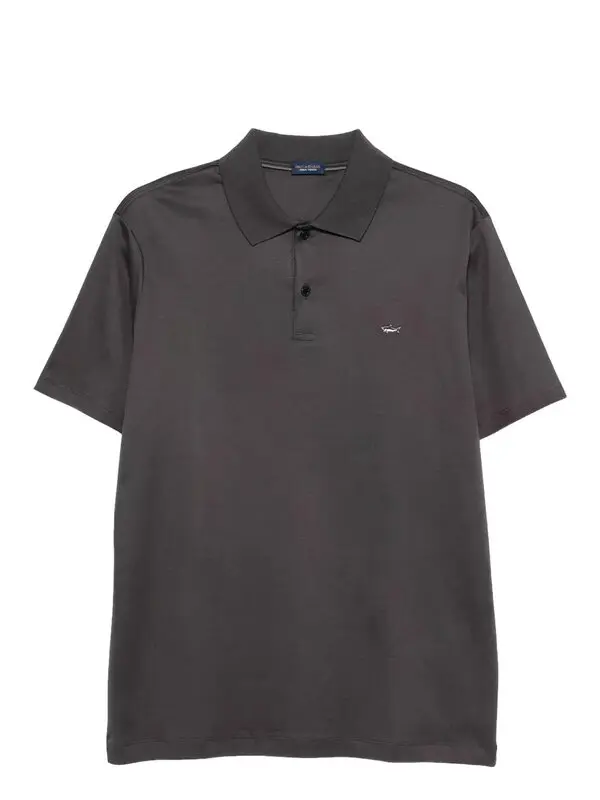 Paul & Shark Logo-detail Polo Shirt - Grey