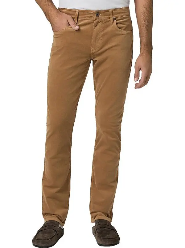 Paige Federal Slim Fit 5-pocket Pant - Palomino