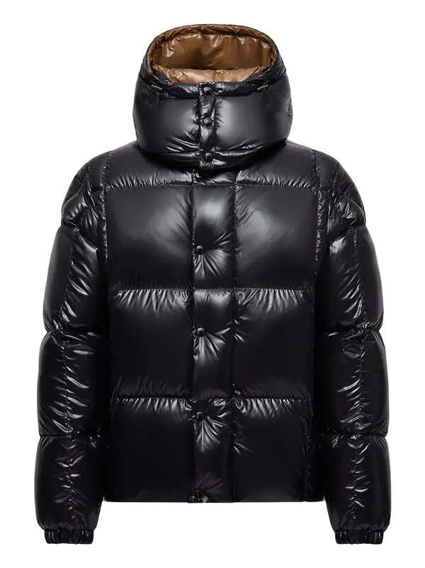 Moncler Parana Hooded Down Jacket - Black
