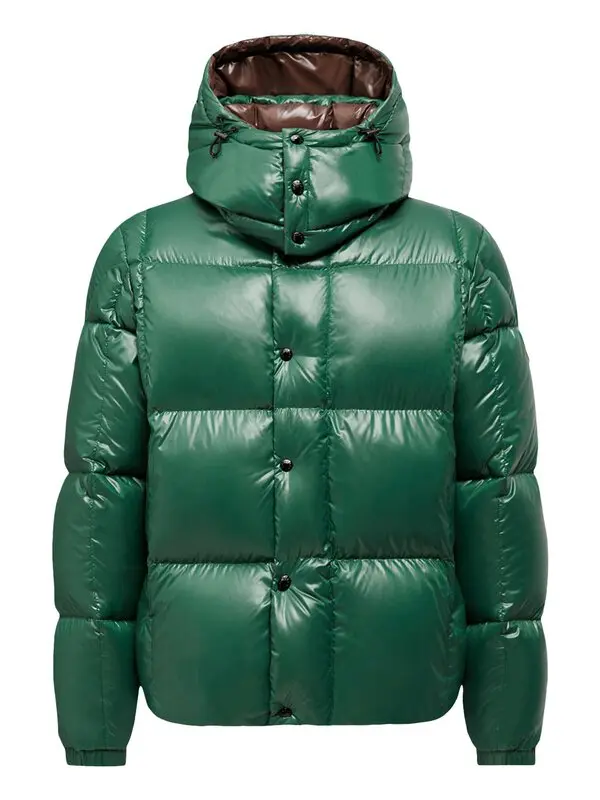 Moncler Parana Hooded Down Jacket - Green