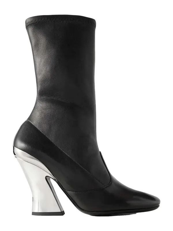 Givenchy Stretch-leather Ankle Boots - Black