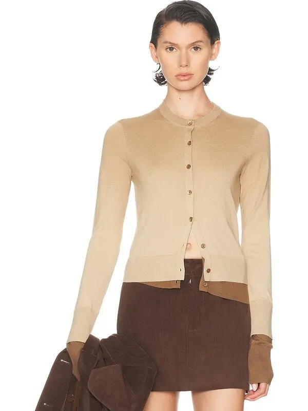 Acne Studios Kohona Silky Wool Sweater - Sand Beige
