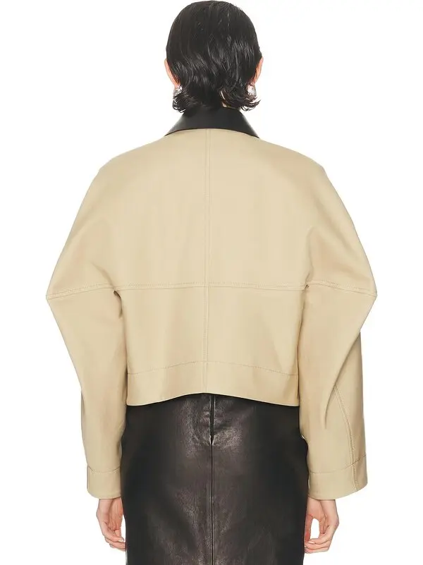 Givenchy Short Zipped Caban Jacket - Beige
