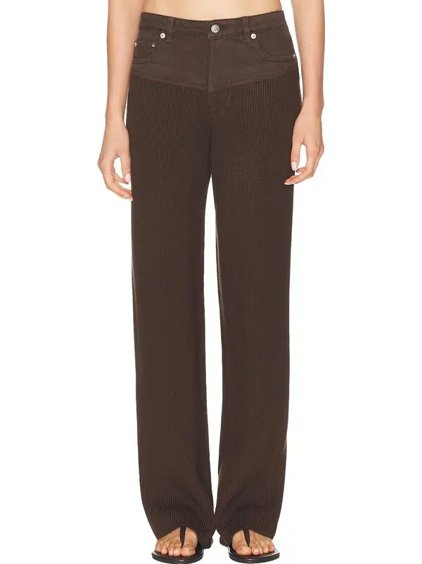 SEROYA Chani Pant - Slate Brown