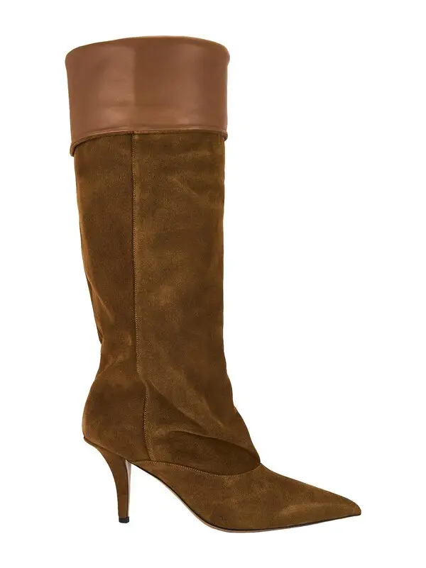 Paris Texas Ines Reverse Mid-calf 75 Boot - Sigaro & Cognac