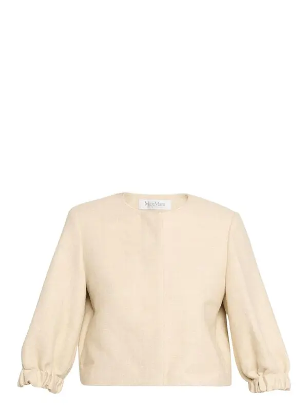 Max Mara Naiadi 3/4-sleeve Jacket - Ivory