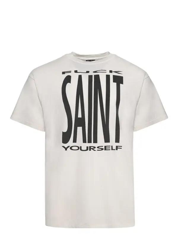 SAINT MXXXXXX Saint Yourself Tee - White