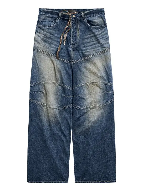 Balenciaga Baggy Denim Pants - Blue