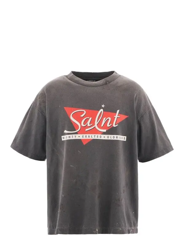 SAINT MXXXXXX Mighty Saint Tee - Black