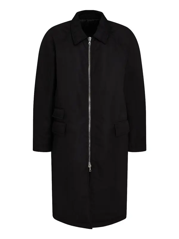 Officine Générale Foster Shell Coat - Black