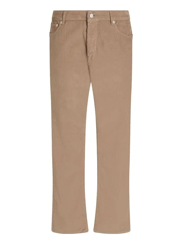 Officine Générale James Cotton-corduroy Trousers - Sand