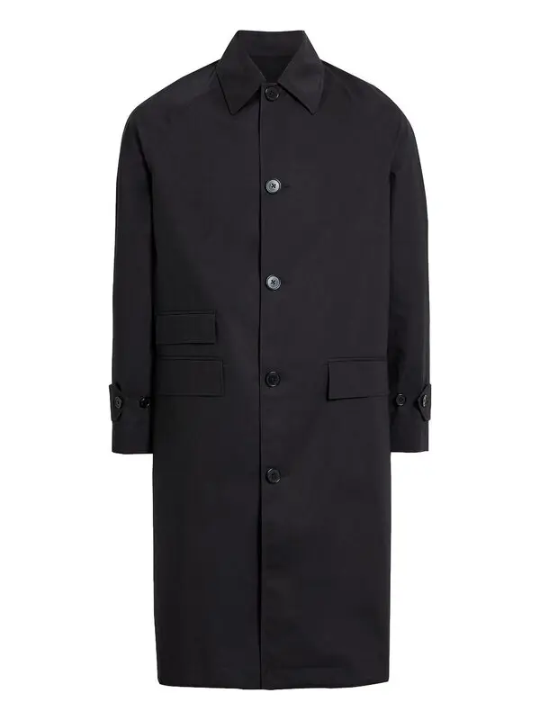 Officine Générale Foster Cotton-blend Coat - Black