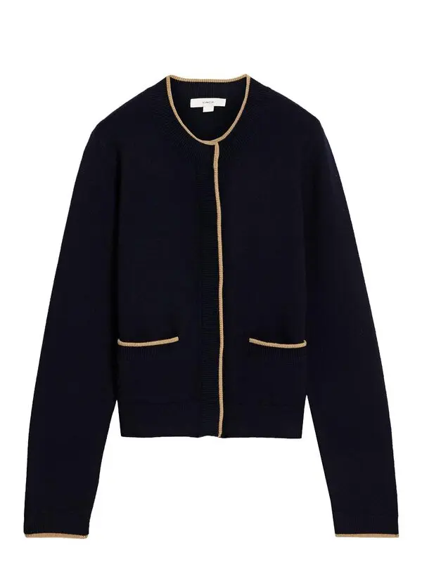 Vince Knitted Cardigan - Navy
