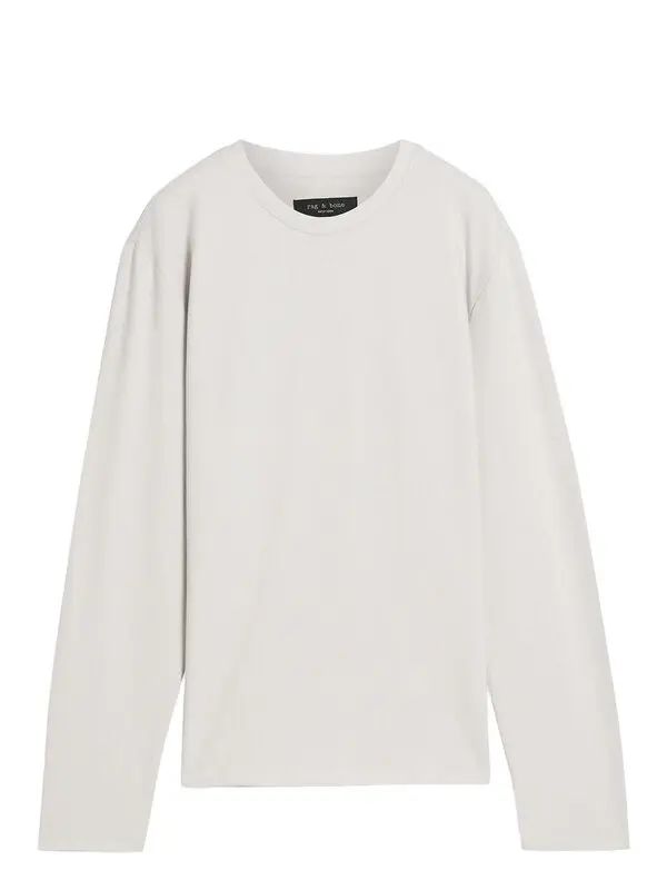 Rag & Bone Lewis Cottonblend Tshirt - Stone