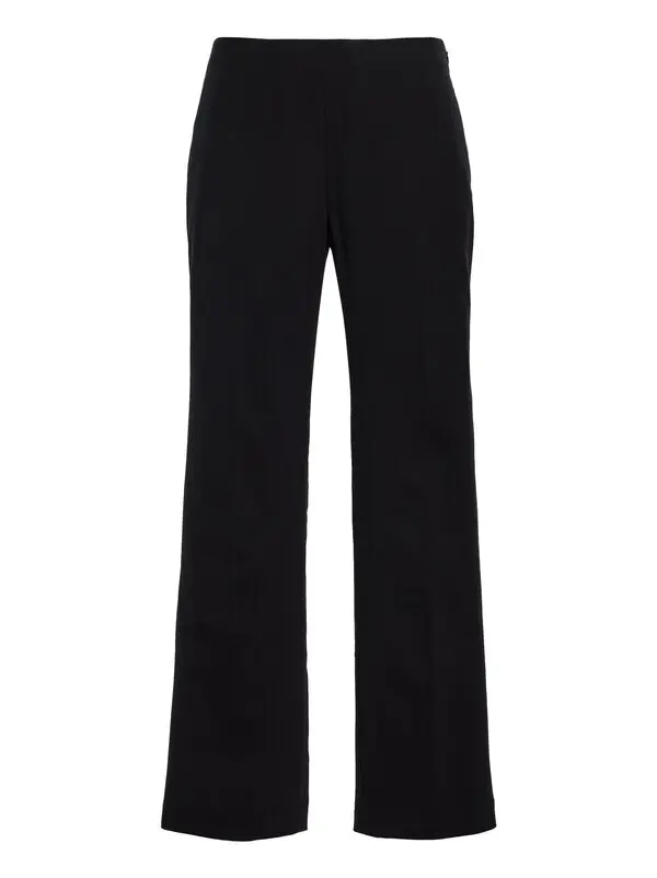 AMIYA Laurent Straight-leg Pants - Black