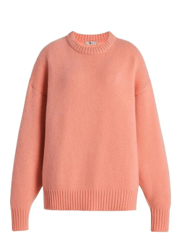 AMIYA Ursa Relaxed Cashmere Sweater - Light Pink