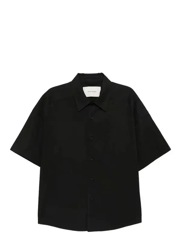 ENTIRE STUDIOS Short-sleeved Shirt - Black