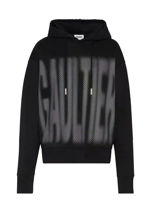 Jean Paul Gaultier Halftone Print Hoodie - Black
