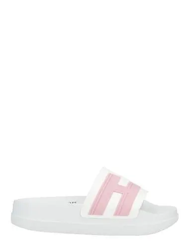 Hogan 3r Rubber Sandals - White