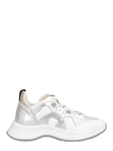 Hogan Leather Sneakers - Silver