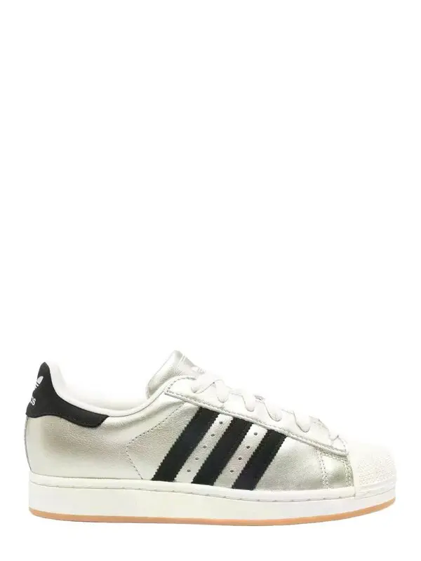 Adidas Superstar Ii 3-stripe Sneakers - Silver