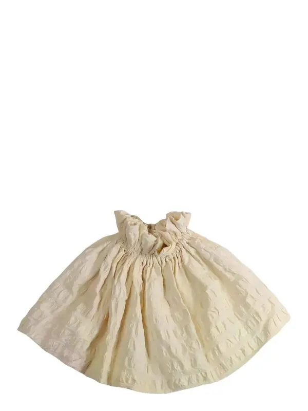 ELISE Paperbag-waist Mini Skirt - Neutrals
