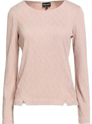 Giorgio Armani T-shirt In Viscose, Polyamide, Cashmere, And Elastane - Pink