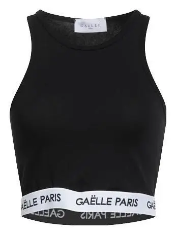 GAËLLE PARIS Sports Top - Black