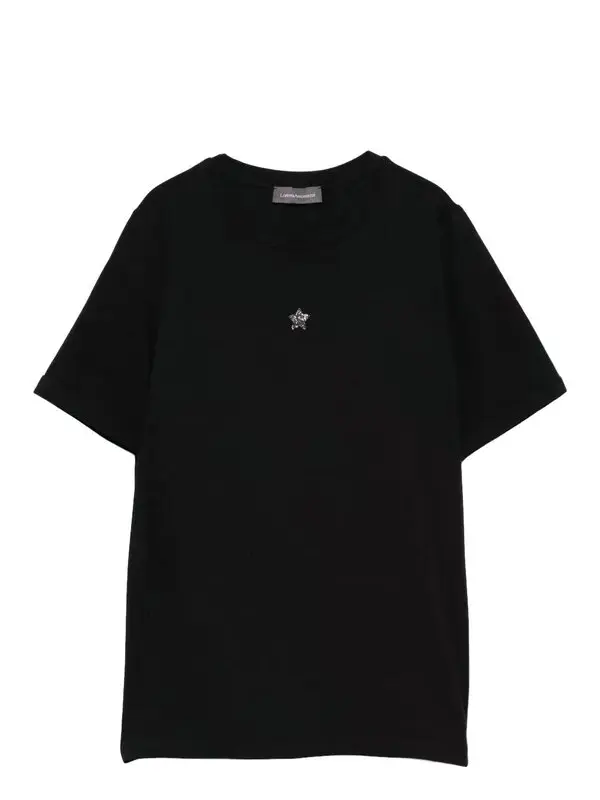 Lorena Antoniazzi Star-embellished T-shirt - Black