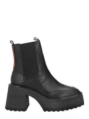 Farm Rio Ankle Boots In Synthetic Material - Black