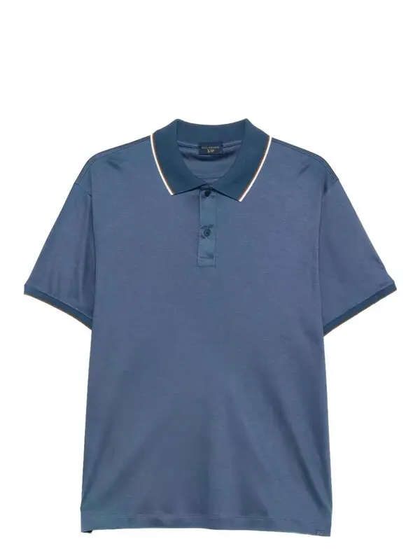 Paul & Shark Tipped Polo Shirt - Blue