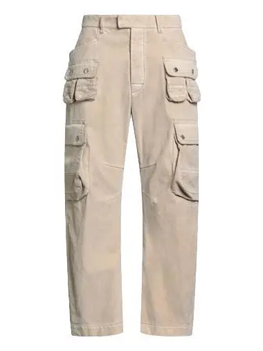 Dsquared2 Velvet Cargo Pants - Beige