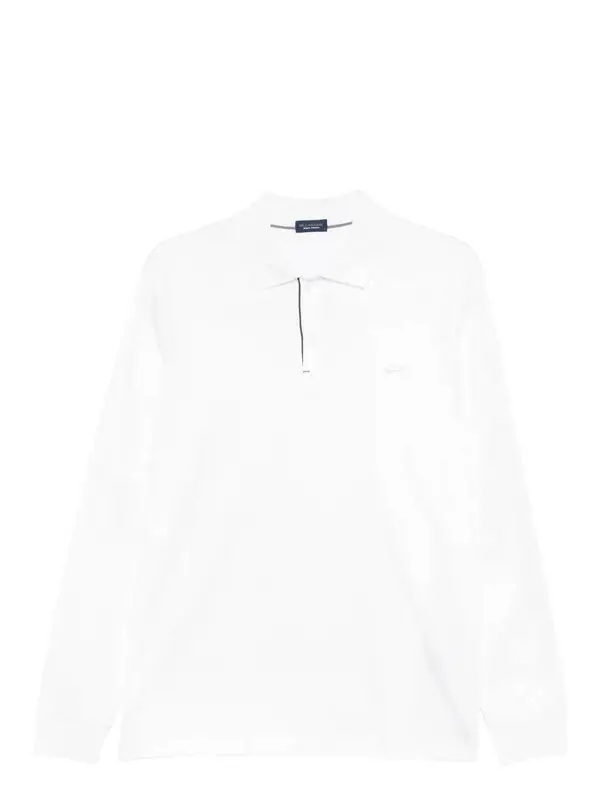 Paul & Shark Long-sleeve Polo Shirt - White