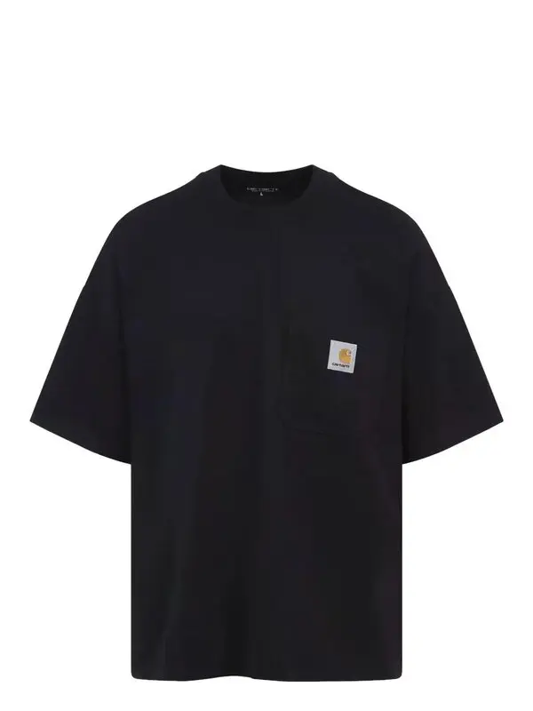 Carhartt Work In Progress Pocket-detail Short-sleeve T-shirt - Black