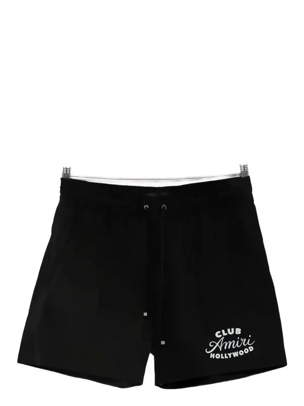 Amiri Club Swim Shorts - Black